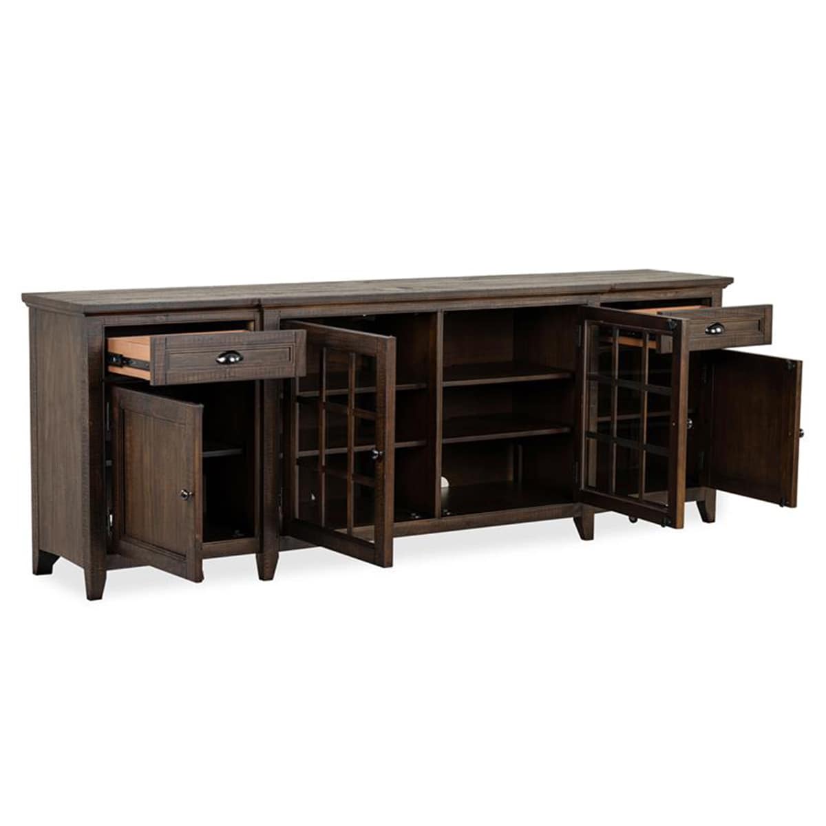 Arlington 90-Inch TV Stand - Nutmeg